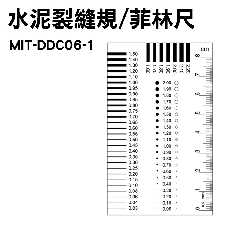 MIT-DDC06-1 水泥裂縫規/菲林尺 - PChome 24h購物