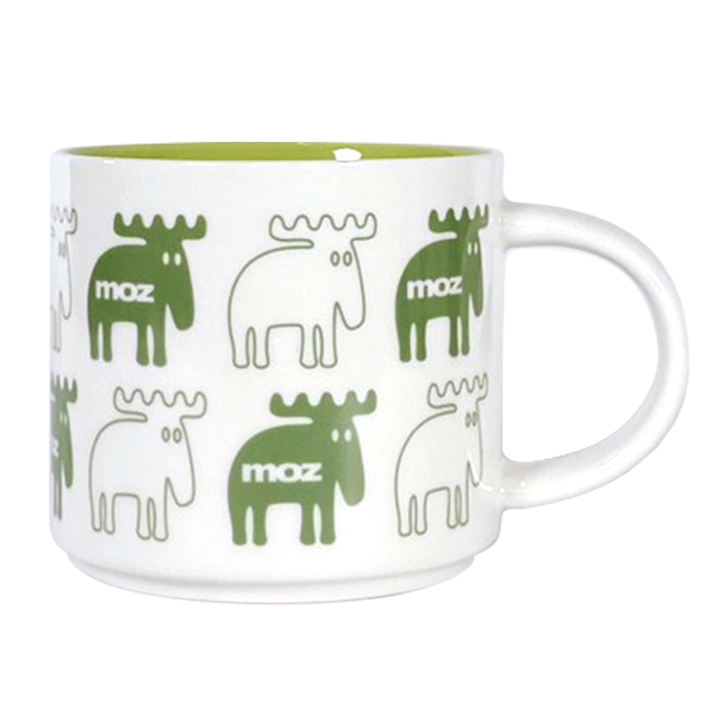 moz瑞典 北歐駝鹿疊疊馬克杯440ml(奇異果綠) - PChome 24h購物