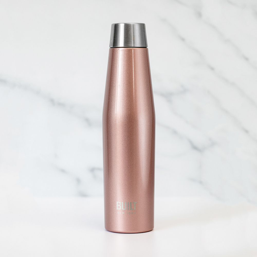 Built 窄口不鏽鋼保溫瓶(玫瑰金540ml) - PChome 24h購物