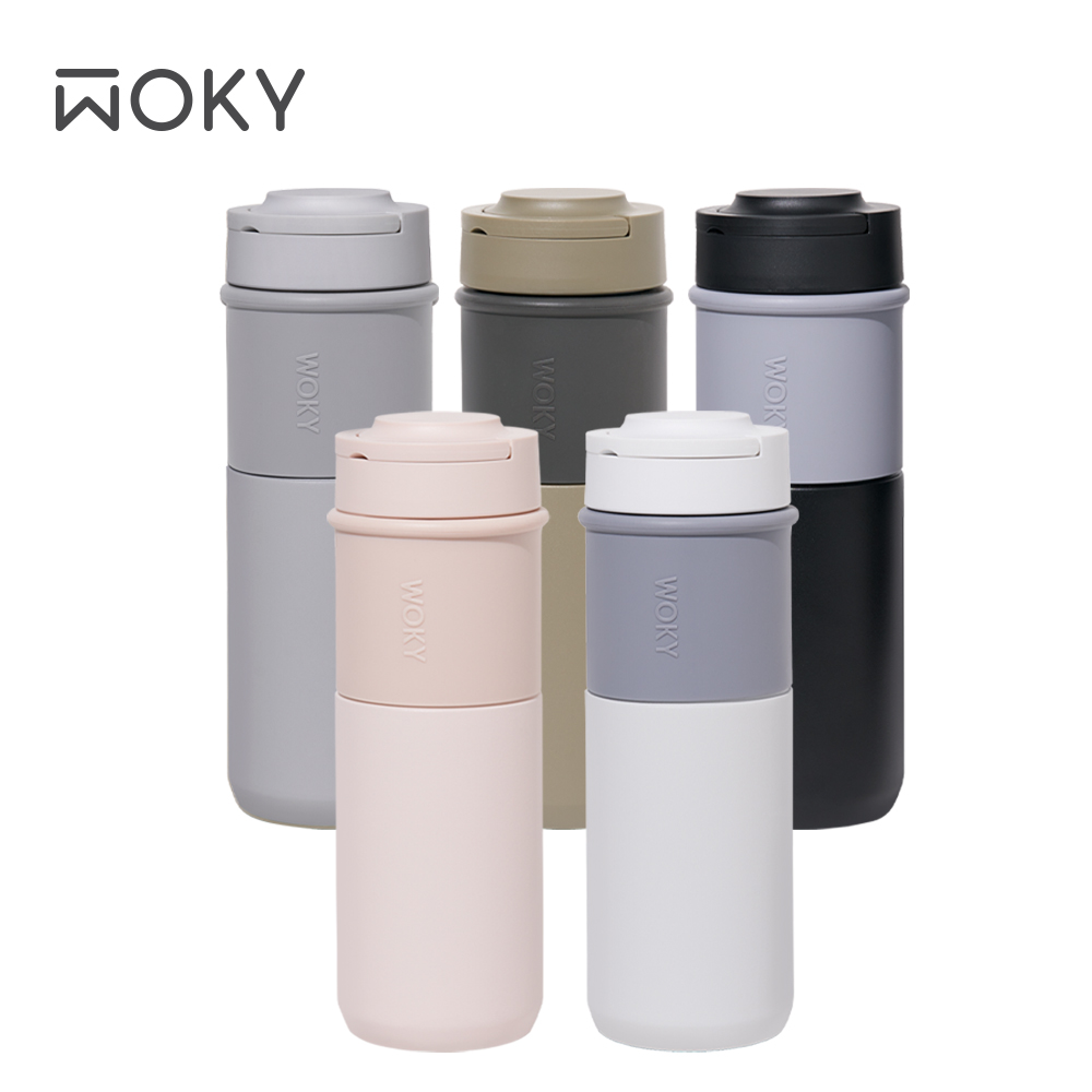 【WOKY 沃廚】JIN真瓷系列-陶瓷環保提手杯500ML - PChome 24h購物