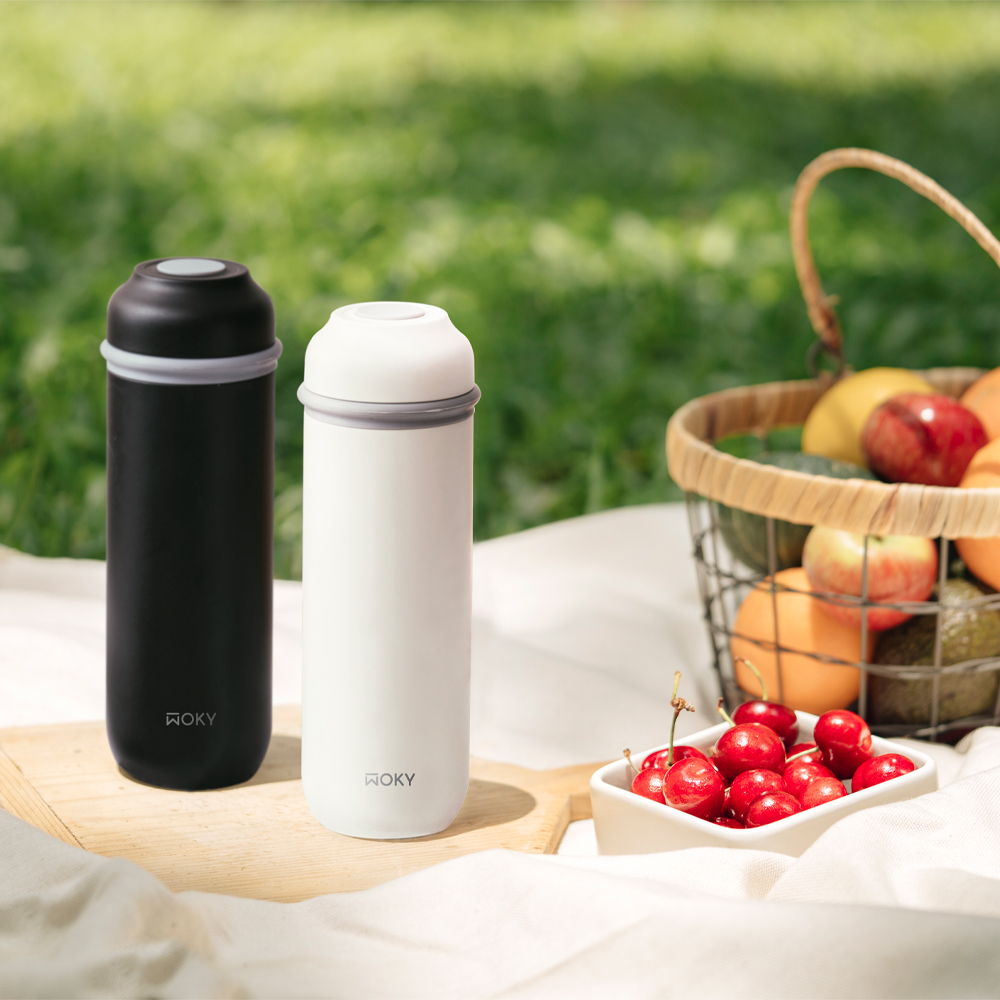 【WOKY 沃廚】JIN真瓷系列-輕量隨行陶瓷保溫瓶400ML-升級版 - PChome 24h購物