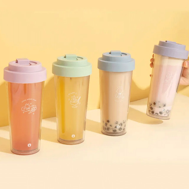 【Oolab 良杯製所】陪伴系列/獨處系列 Ecozen 透明雙層隨行杯 750ml - PChome 24h購物