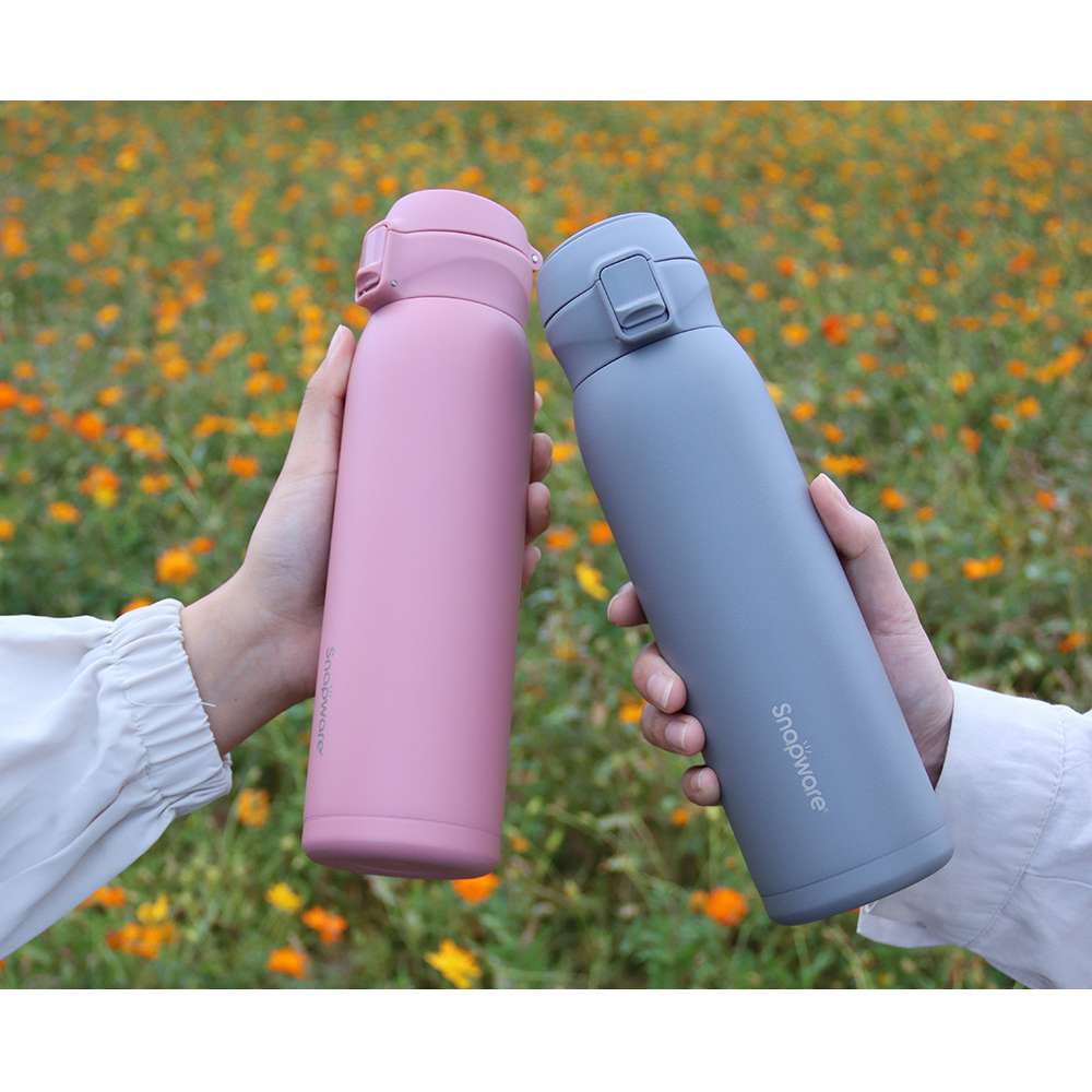 康寧 SNAPWARE 316不鏽鋼彈跳保溫瓶680ml 2入組 - PChome 24h購物