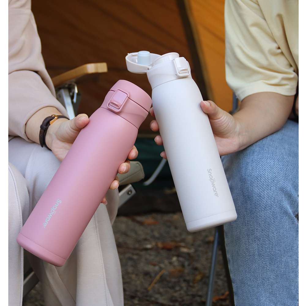 康寧 SNAPWARE 316不鏽鋼彈跳保溫瓶680ml 2入組 - PChome 24h購物