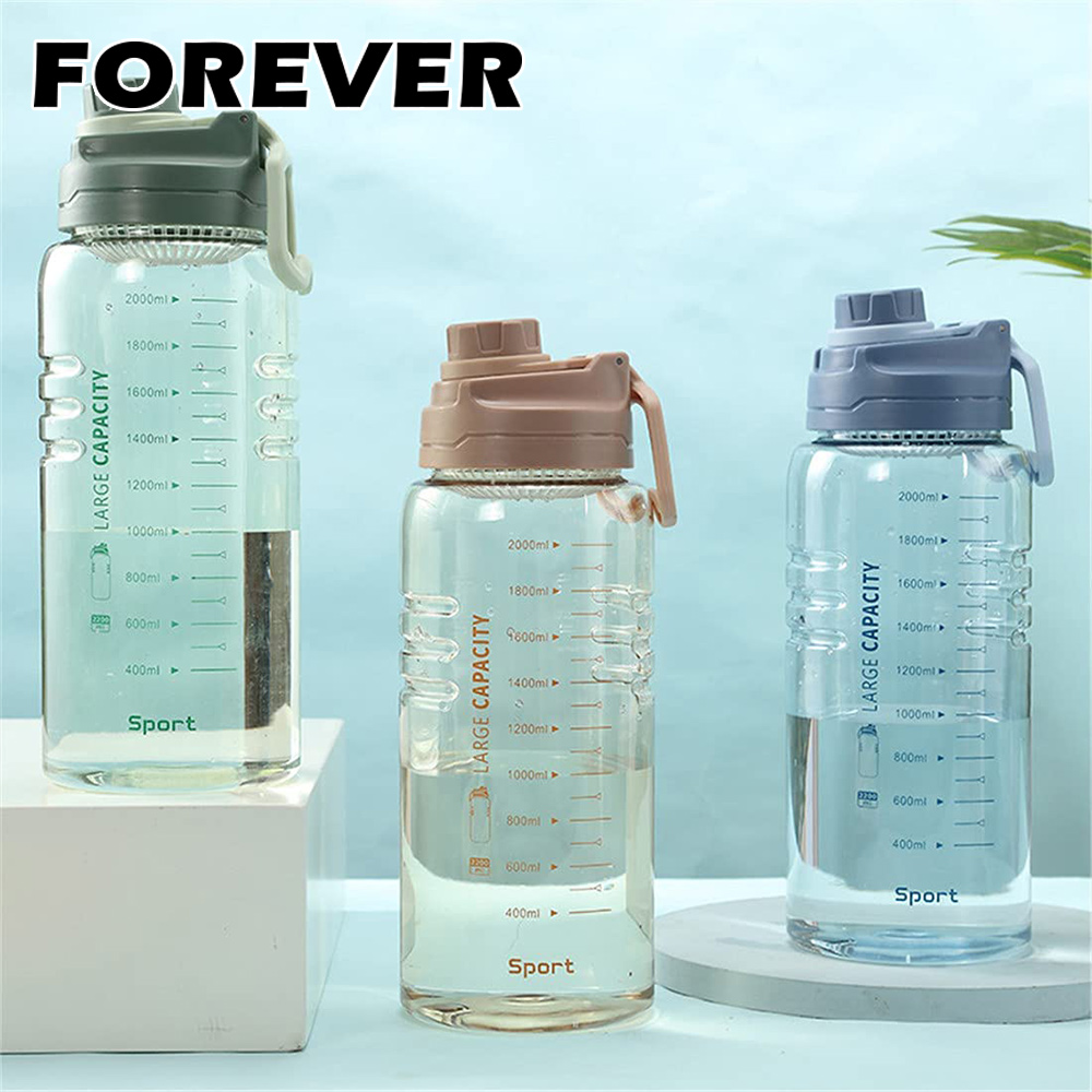(買一送一)【日本FOREVER】可提式大容量攜帶運動水壺2200ml - PChome 24h購物