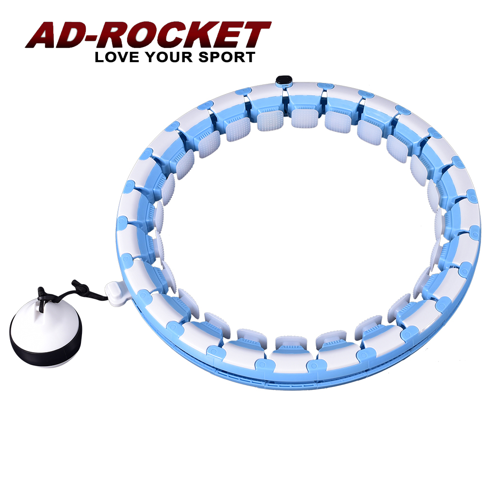 【AD-ROCKET】不會掉的呼拉圈 負重可調PRO款(一般款)/自由調節重量及大小/360度環繞按摩(兩色任選) - PChome 24h購物