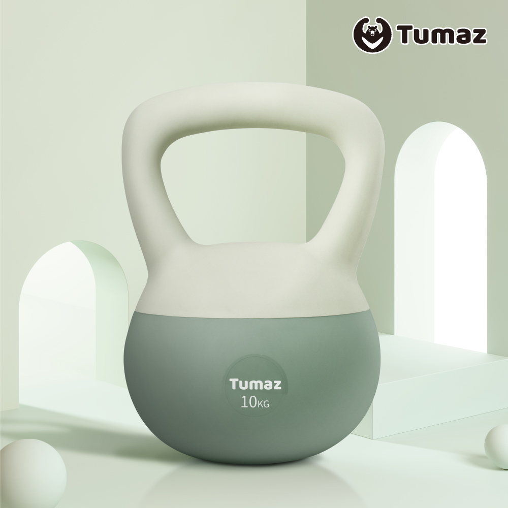 【TUMAZ月熊健身】體態雕塑軟式壺鈴-10公斤 重力砂/臀腿訓練/核心訓練/安全壺鈴/重訓 - PChome 24h購物