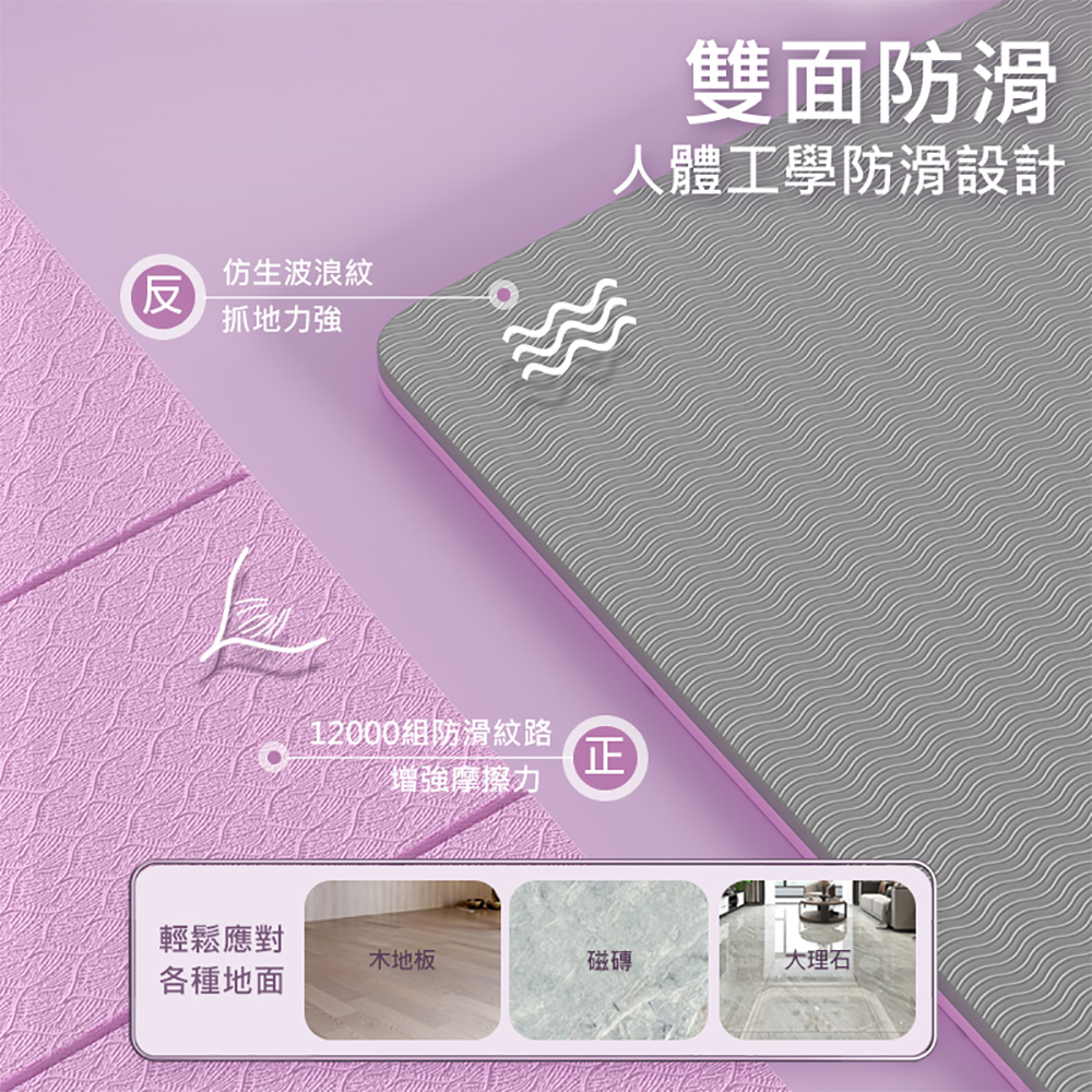 【X-BIKE晨昌】TPE折疊瑜珈墊 雙面防滑 8MM厚 185×80CM 雙色瑜珈墊 TP188008FL - PChome 24h購物