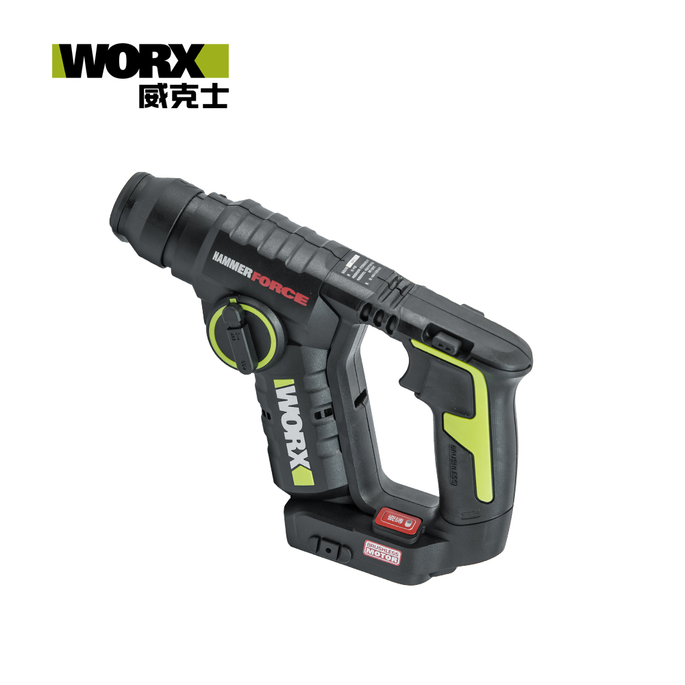 WORX 威克士 20V 18mm鋰電無刷電錘 WU380S（空機） - PChome 24h購物