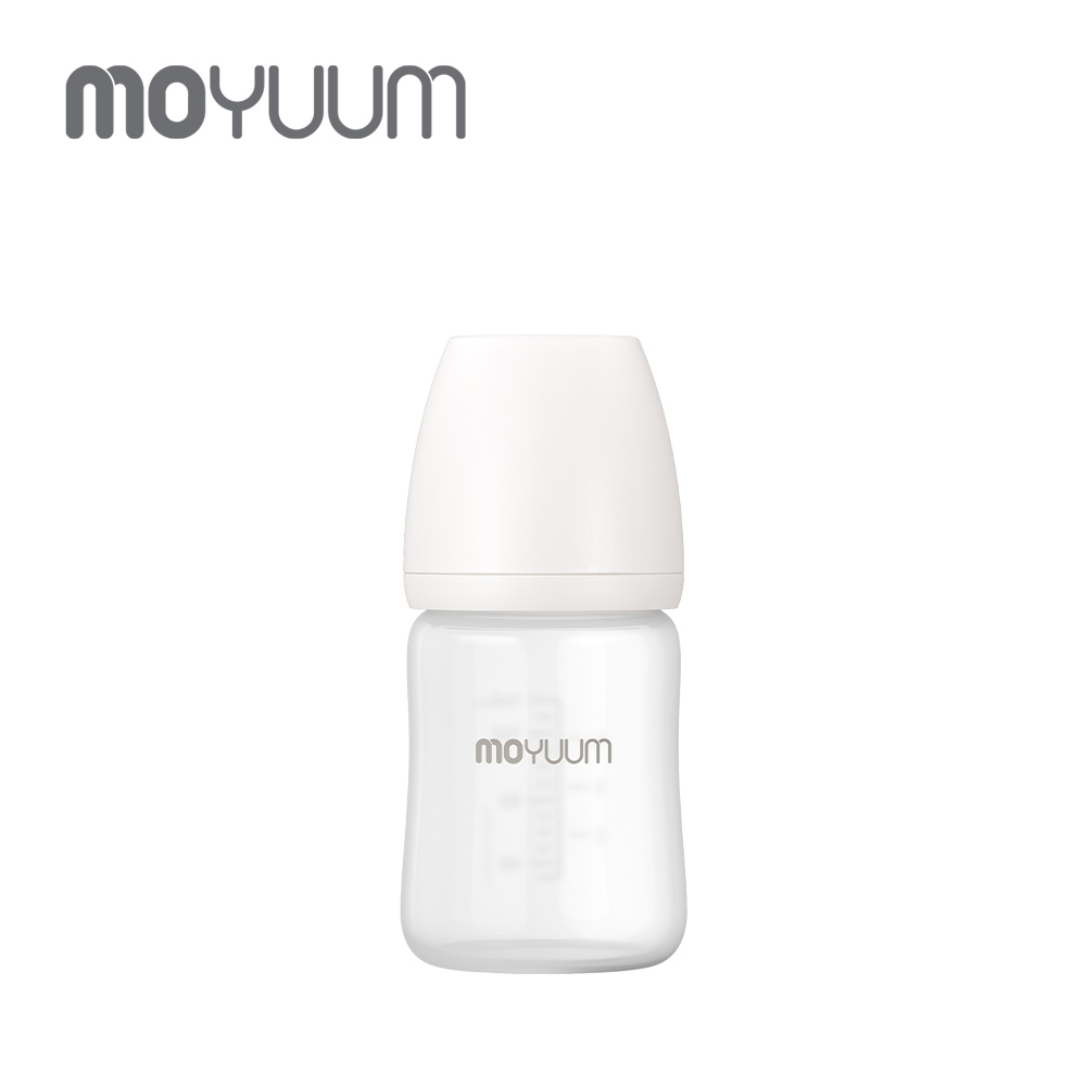 MOYUUM 韓國 寬口矽膠玻璃奶瓶150ml (0m+) - PChome 24h購物