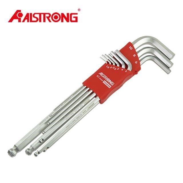 【ALSTRONG】台灣A牌 CDB-700 反爪晶鑽白球超長六角板手九支組 - PChome 24h購物