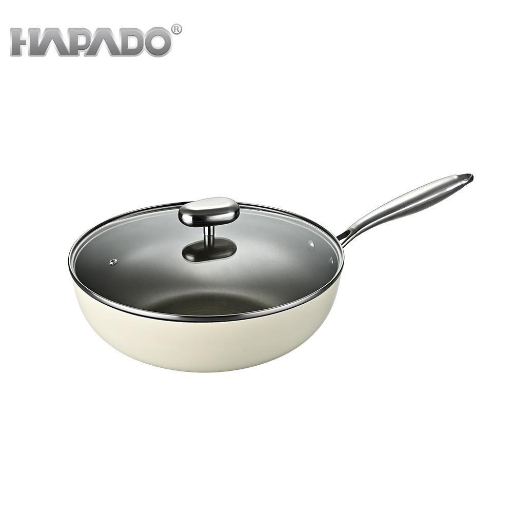 【瑞士HAPADO】鈦金不沾炒鍋-32cm(HAP-3210W) - PChome 24h購物