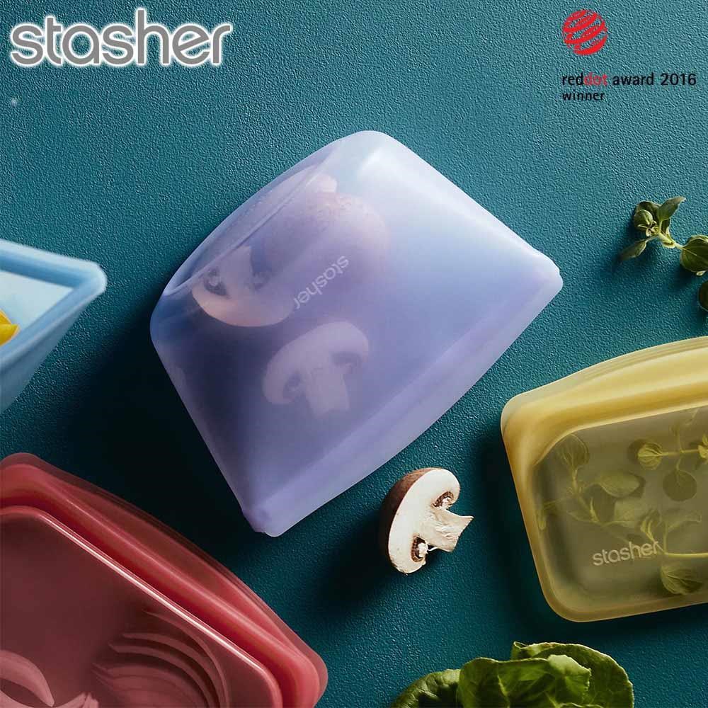 Stasher 碗形矽膠密封袋-S-粉紫 - PChome 24h購物