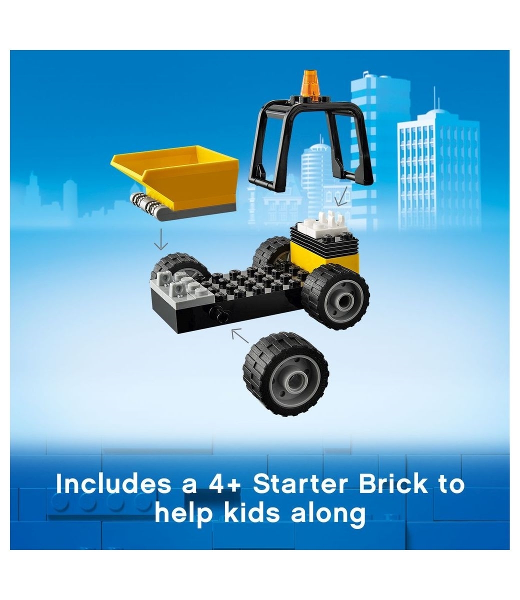 樂高 LEGO - 城市系列 60284 道路工程車｜媽咪愛