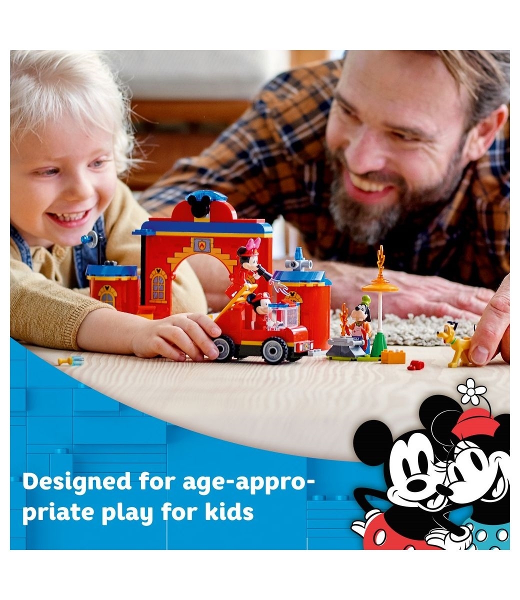 樂高 LEGO - 10776 Mickey & Friends Fire Truck & Station｜媽咪愛