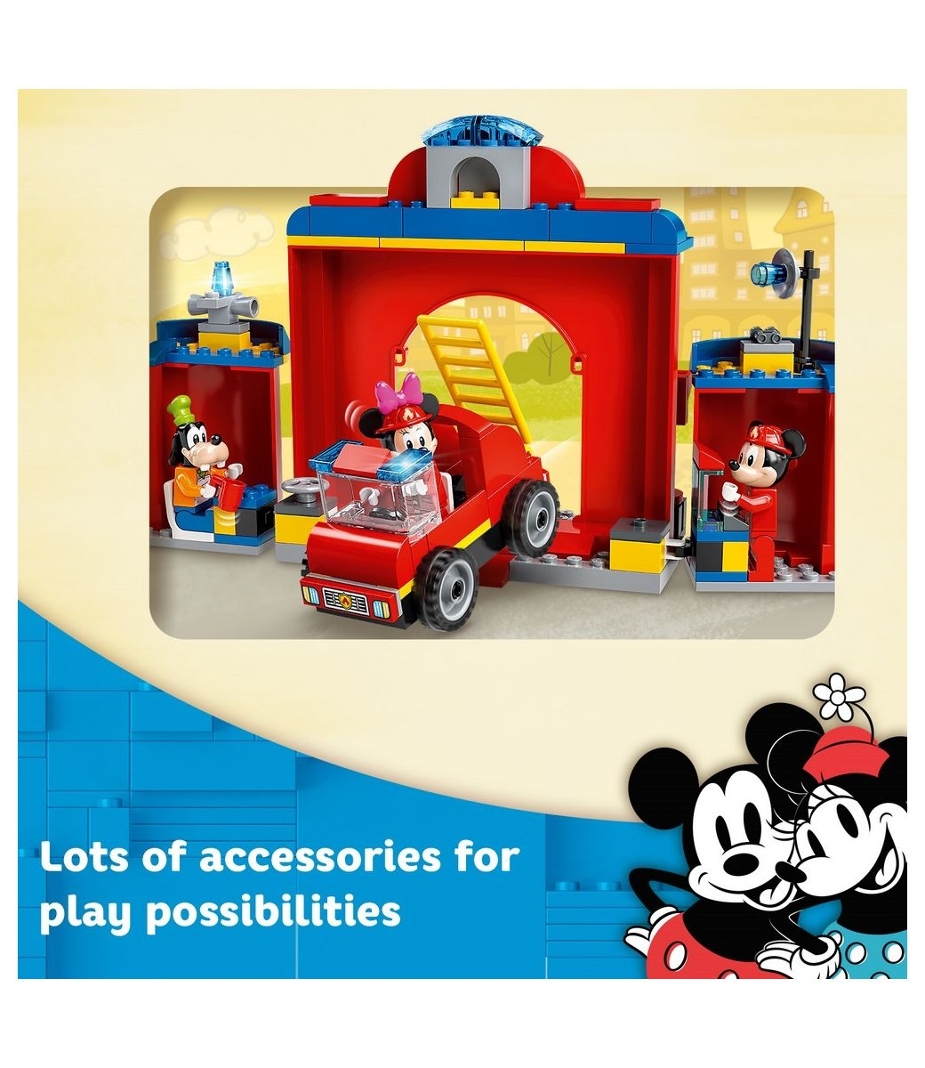 樂高 LEGO - 10776 Mickey & Friends Fire Truck & Station｜媽咪愛