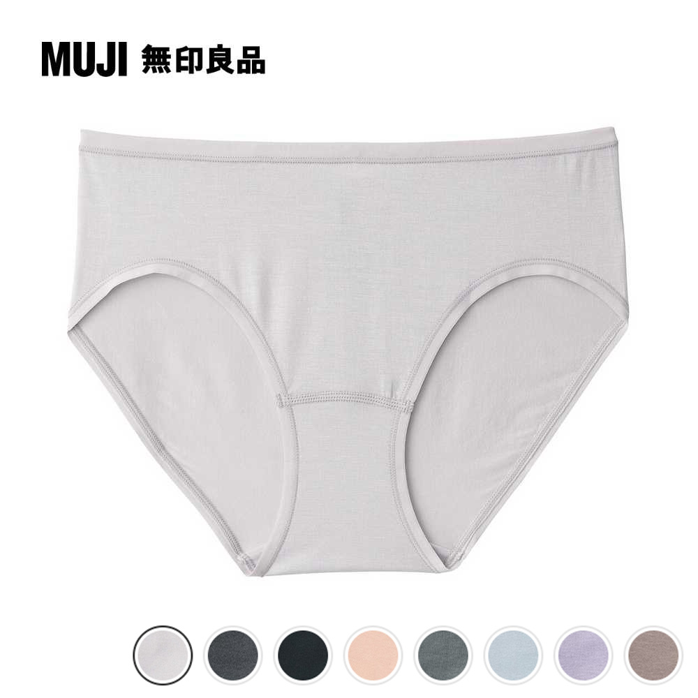 女柔滑低腰短版內褲【MUJI 無印良品】 - PChome 24h購物