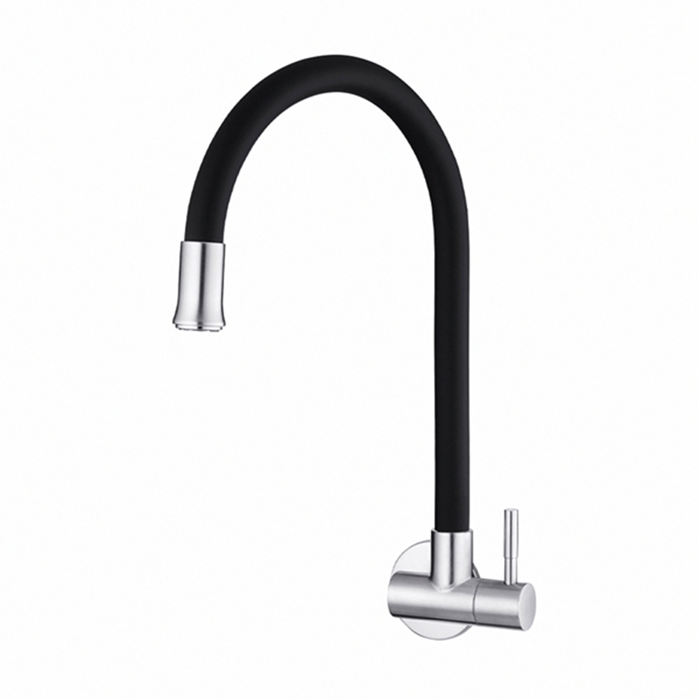 BOSS 304不銹鋼壁式自由栓 可繞式出水管 廚房龍頭 PD-394 - PChome 24h購物