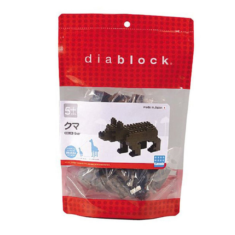 【日本 Kawada 河田】Diablock 迷你積木-棕熊 (大) DBC-05 - PChome 24h購物