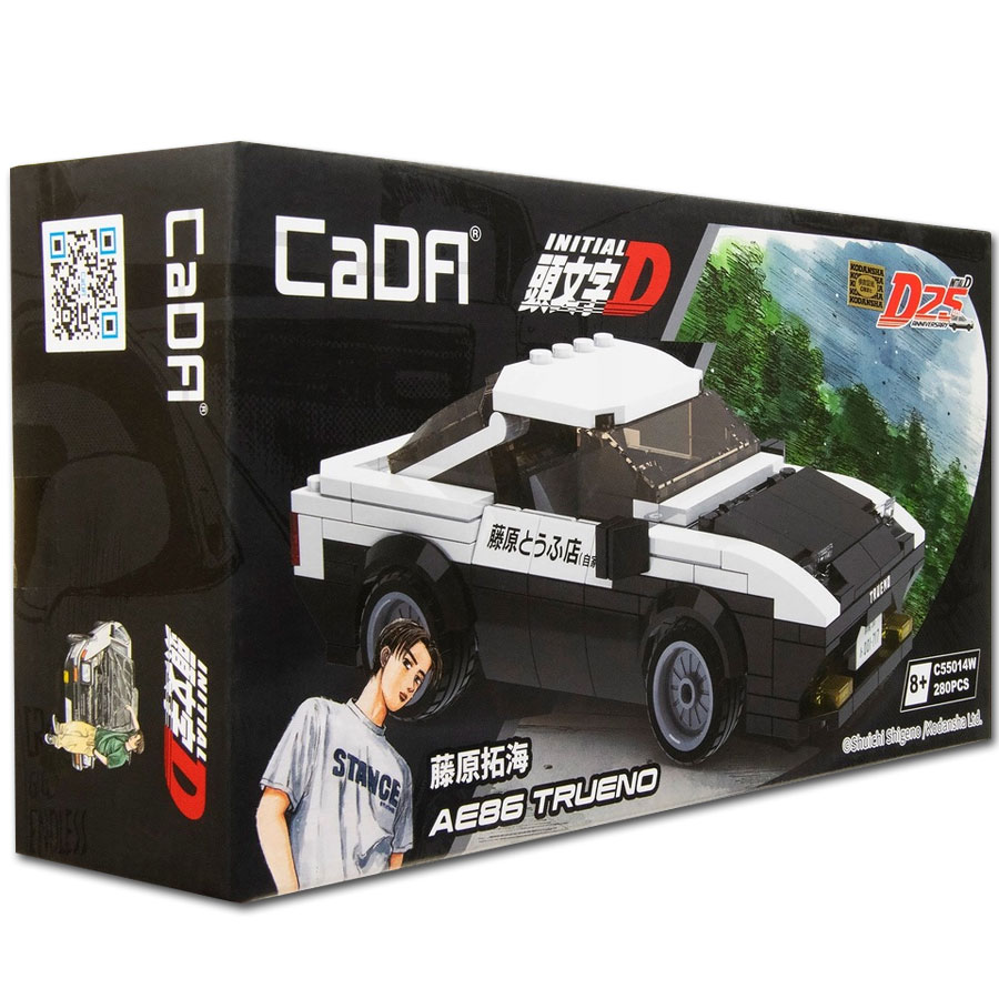 CaDA 咔搭 頭文字D 1:24 藤原拓海 豐田 AE86 TRUEND 積木賽車 - PChome 24h購物