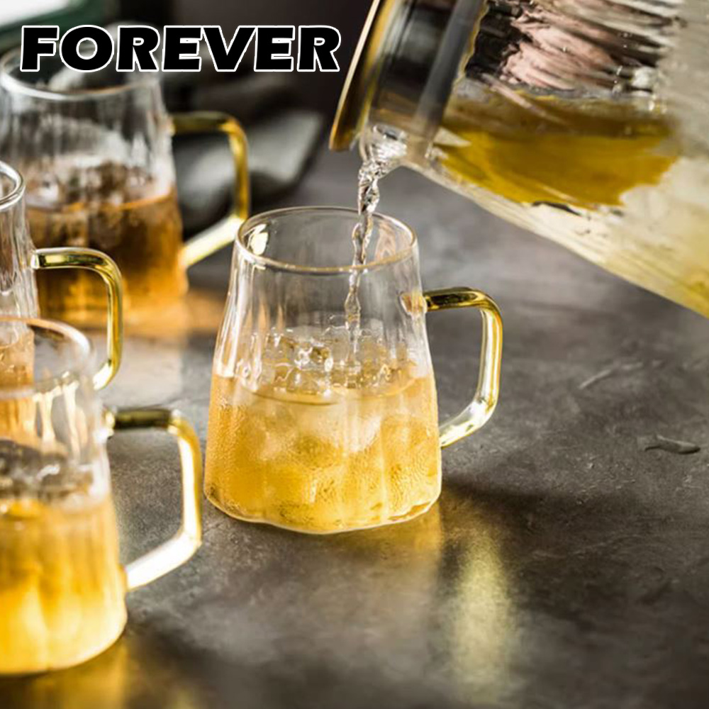 【日本FOREVER】耐熱玻璃水杯450ml-樹紋款 4入組 - PChome 24h購物