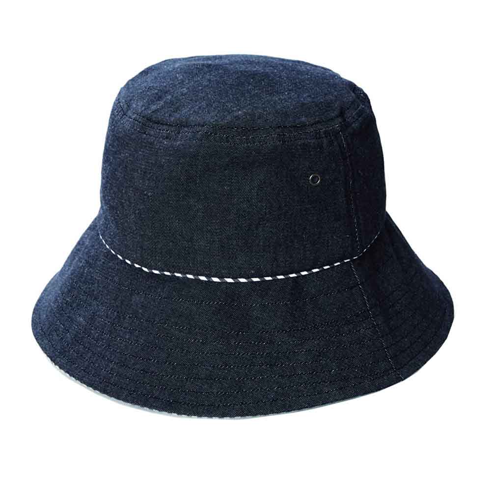 台隆手創館 COGIT 抗UV髮型維持單寧遮陽帽/防曬帽(藍色/黑色) - PChome 24h購物