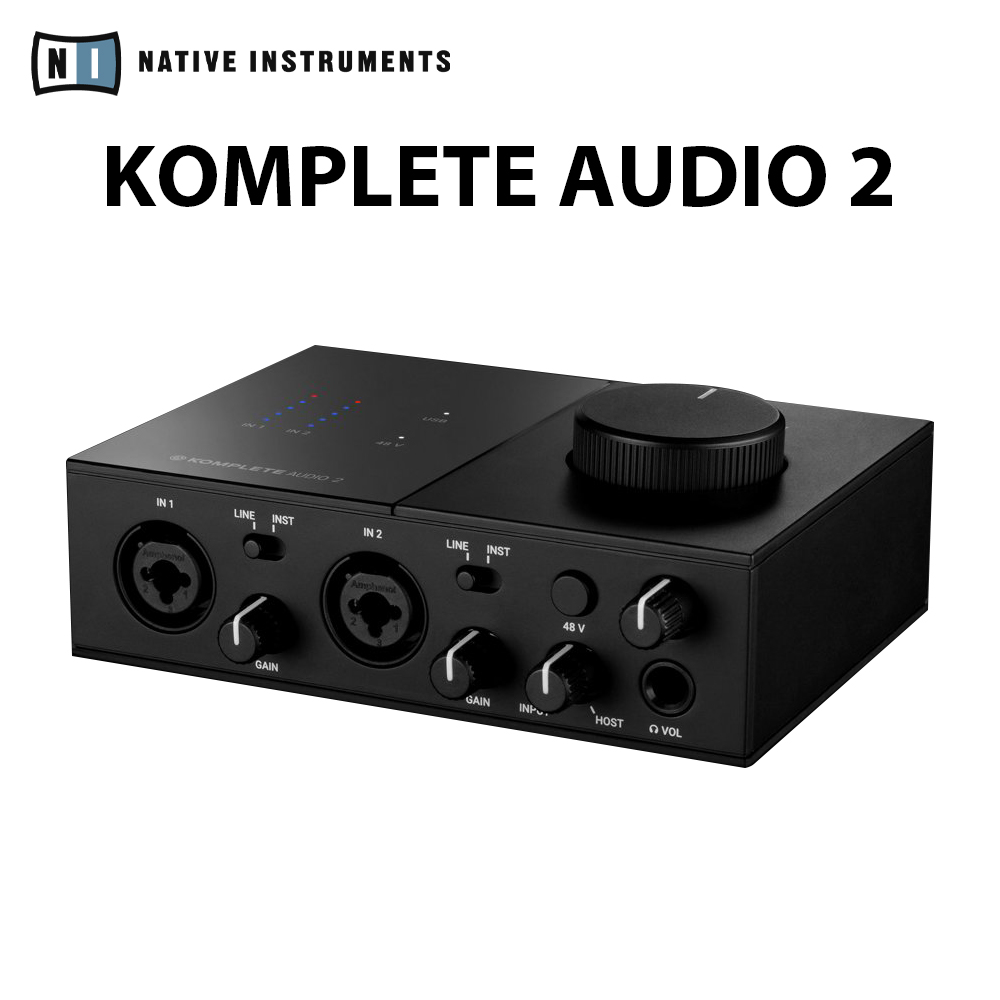 Native Instruments - KOMPLETE AUDIO 2 雙軌錄音介面 穎凱公司貨 - PChome 24h購物