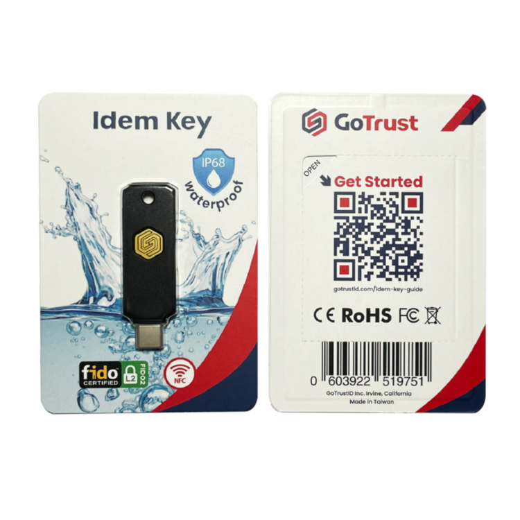 GoTrust Idem Key 動信安全金鑰(Security Key) Type C - PChome 24h購物