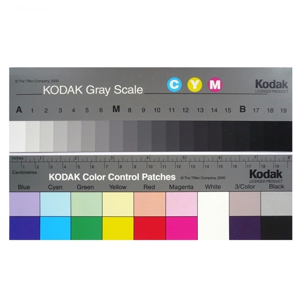 KODAK 柯達 美國專業色階校色卡+標準灰卡Q-13(2張入)校色板 - PChome 24h購物