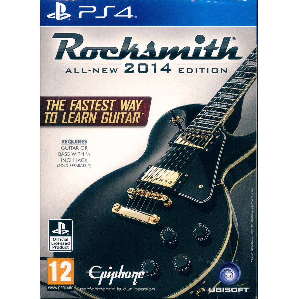 PS4《搖滾史密斯 2014 重製版(附音源線) Rocksmith 2014 Edition Remastered》英文歐版 ...