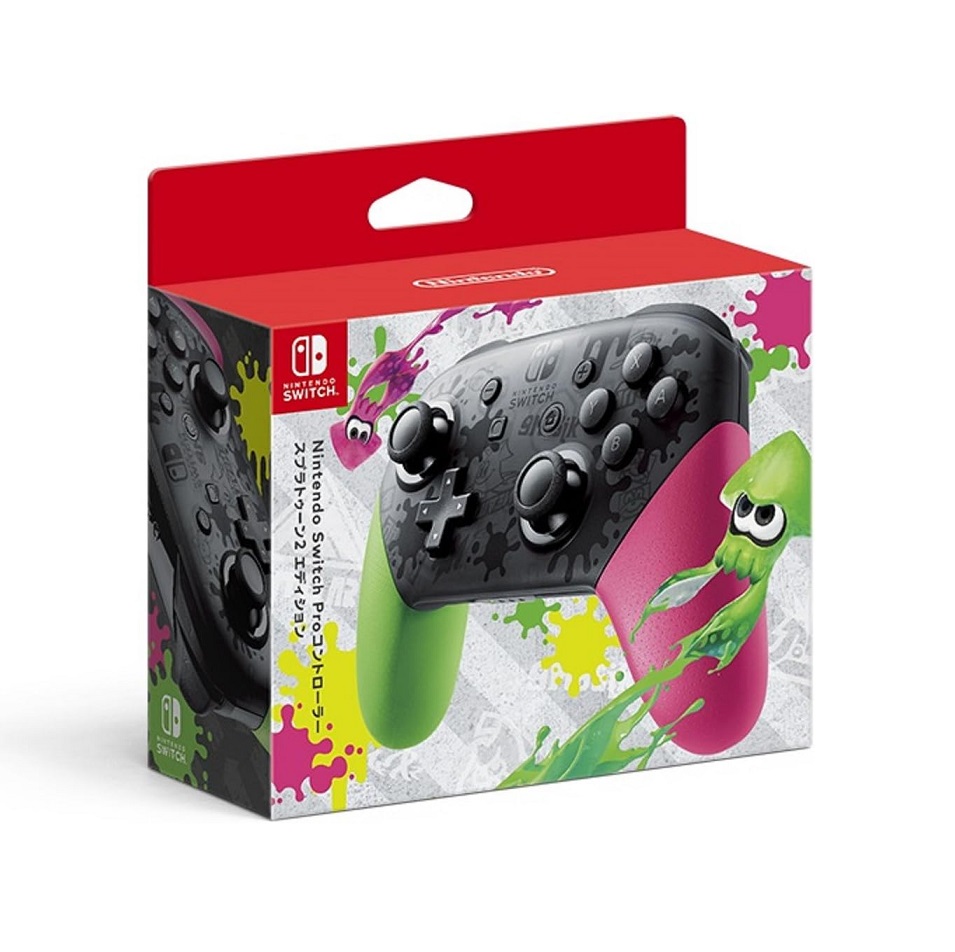 NS Switch Pro 控制器(漆彈大作戰2 限定) - PChome 24h購物