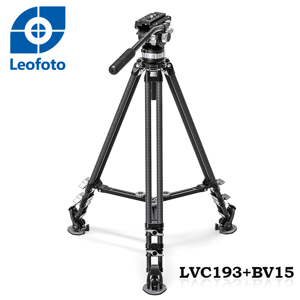 Leofoto徠圖 LVC193C+BV15碳纖維3節三腳架含油壓雲台 - PChome 24h購物