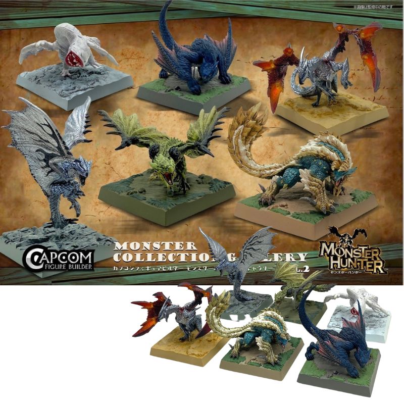 【全套6入組】CAPCOM CFB 魔物獵人 魔物畫廊 Vol.2 盒玩 扭蛋 公仔 - PChome 24h購物