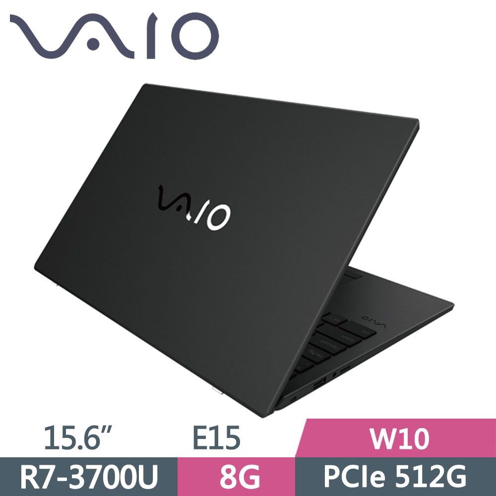 VAIO E15 NE15V2TW026P 石墨黑(R7-3700U/8GB/512G SSD/W10/15.6) - PChome 24h購物
