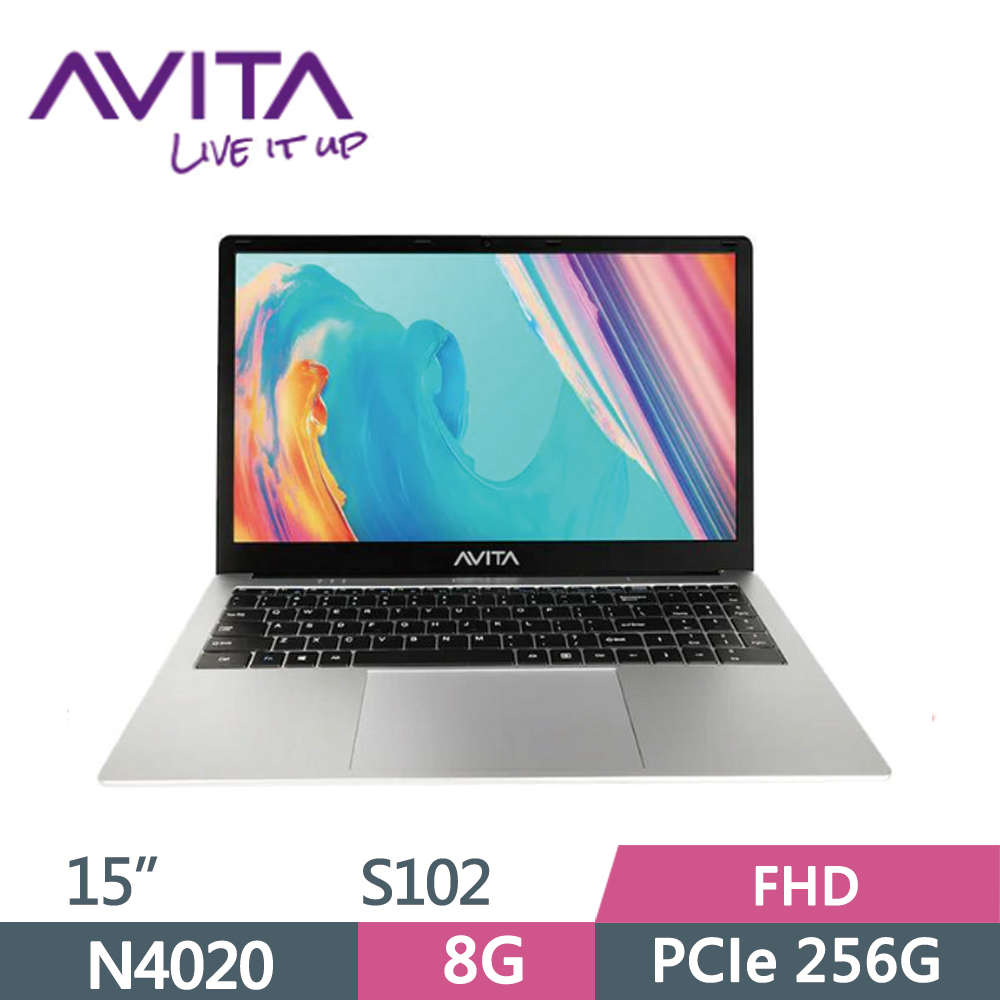 AVITA SATUS S102-NE15A1TWC54F-SA 銀(N4020/8G/256G SSD/W11/FHD/15) - PChome 24h購物
