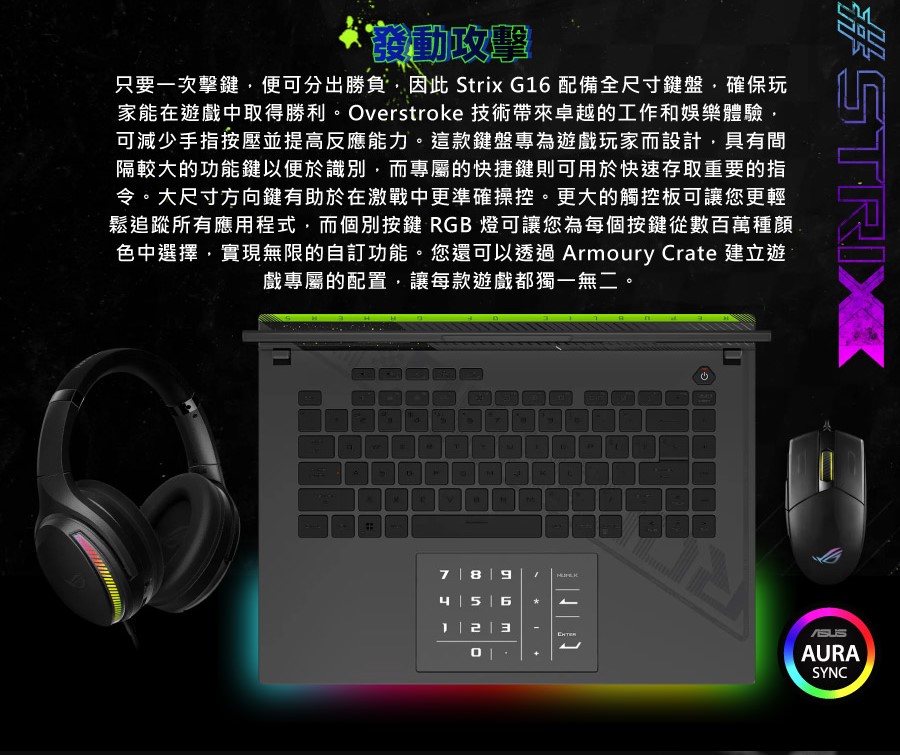 ASUS ROG Strix G16 G614JV-0022G13980HX-NBL(i9-13980HX/16G*2/1TB*2 SSD ...