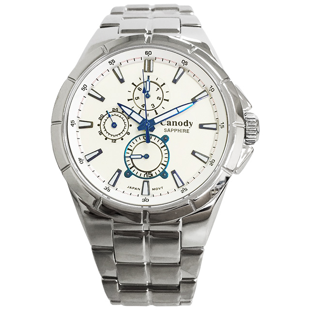 Canody 城市遊俠全日曆三眼腕錶/40mm/CM5636-B - PChome 24h購物