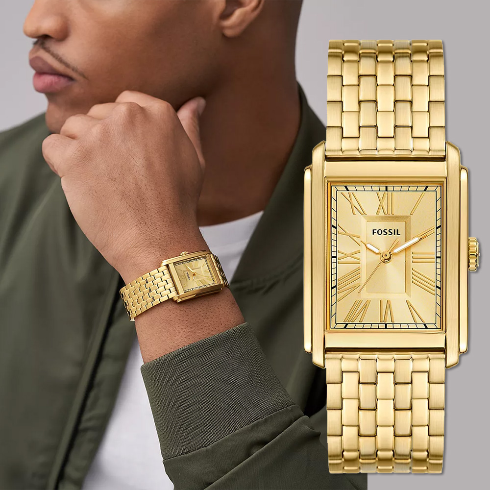 FOSSIL Raquel 復古羅馬方形手錶-30x35mm FS6009 - PChome 24h購物