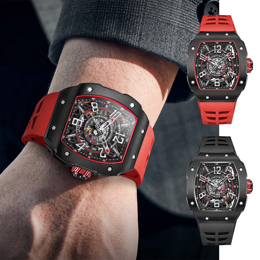 【BEXEI 貝克斯】【愛時】五芒星 鏤空錶面 高尚 潮流 夜光 不鏽鋼 自動 機械錶-9071 - PChome 24h購物