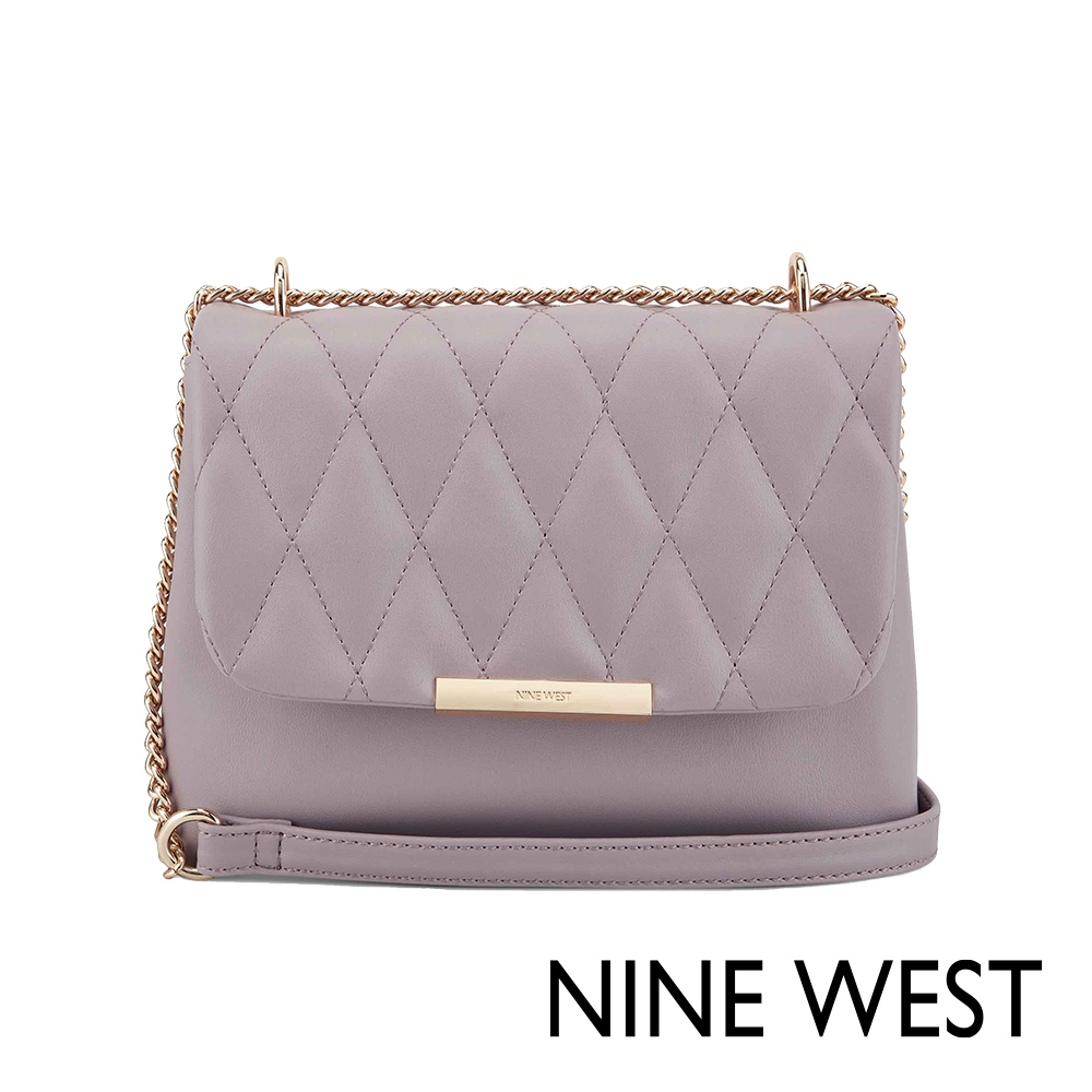 NINE WEST PEETRA菱格紋斜背包-薰衣草紫(558919) - PChome 24h購物