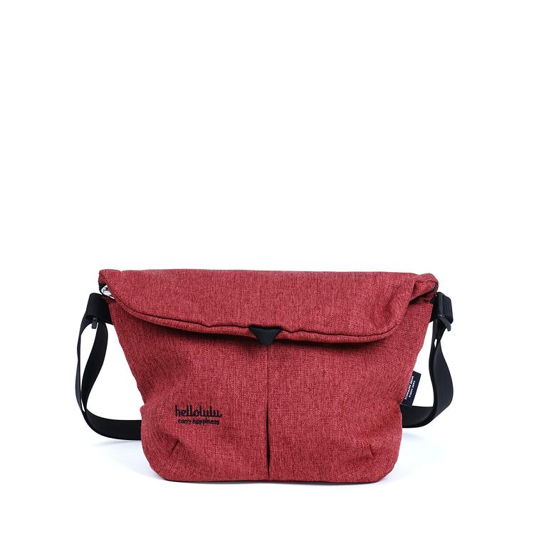 Hellolulu MiniKASEN環保系列輕旅戶外側背包- 酒紅 - PChome 24h購物