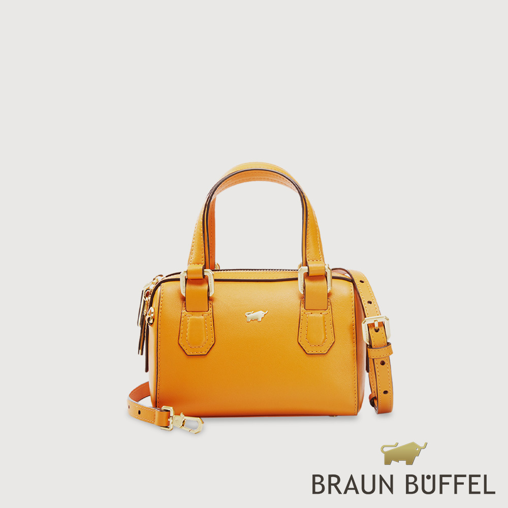 【BRAUN BUFFEL 德國小金牛】台灣總代理 科蘿-A 小型斜背包-日晷黃/BF834-35-SD - PChome 24h購物