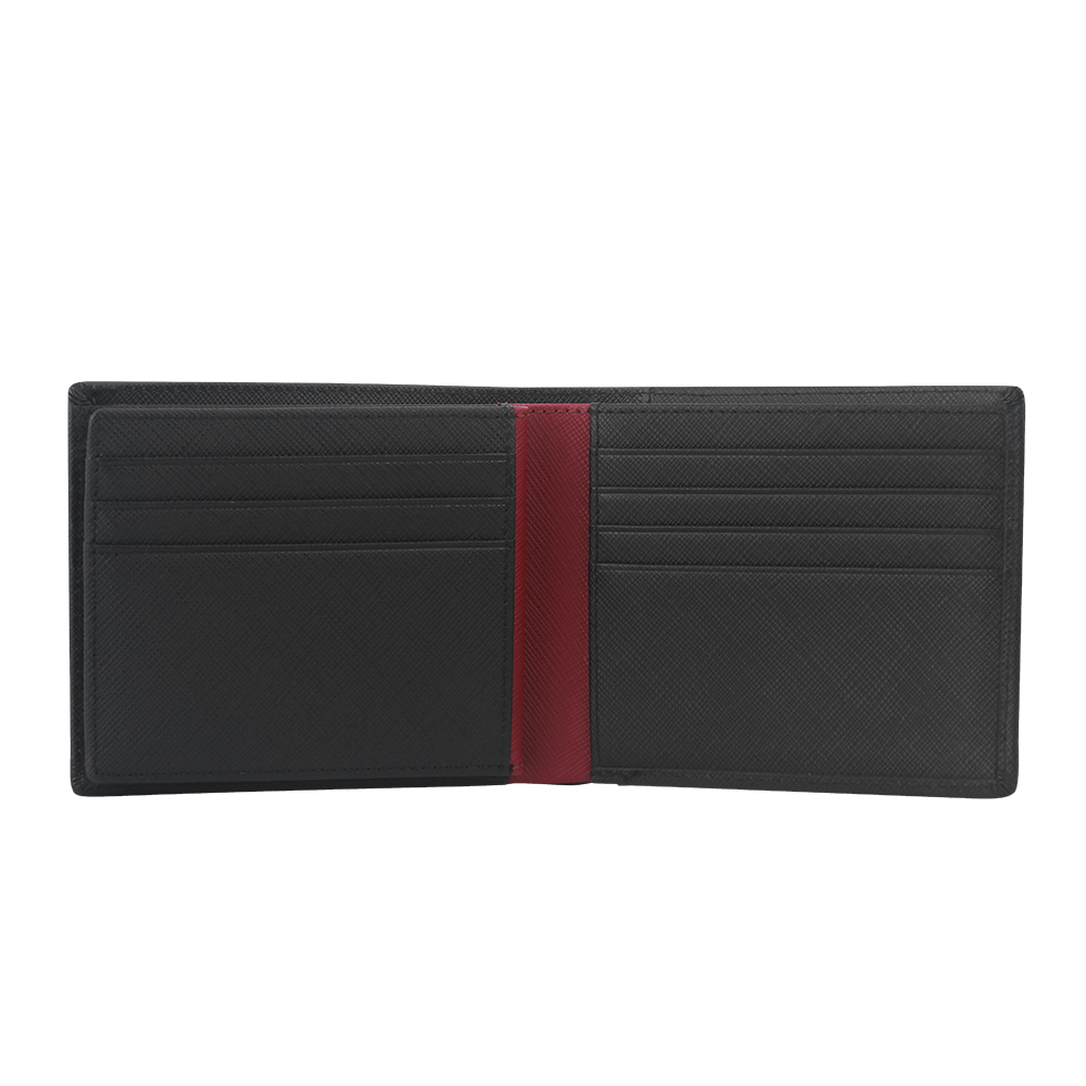 【BRAUN BUFFEL 德國小金牛】台灣總代理 飛牛 12卡中間翻透明窗皮夾-黑色/BF362-317-BK - PChome 24h購物