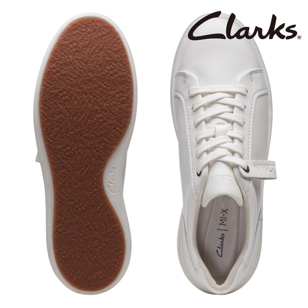 【Clarks】男款Court Lite Move極簡時尚綁帶休閒鞋 CLM69715C - PChome 24h購物