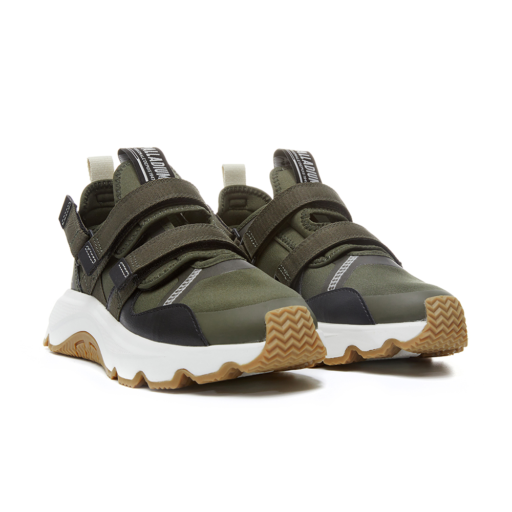 PALLADIUM THUNDER LO STRAP三型一體閃電潮鞋-中性-墨綠 - PChome 24h購物