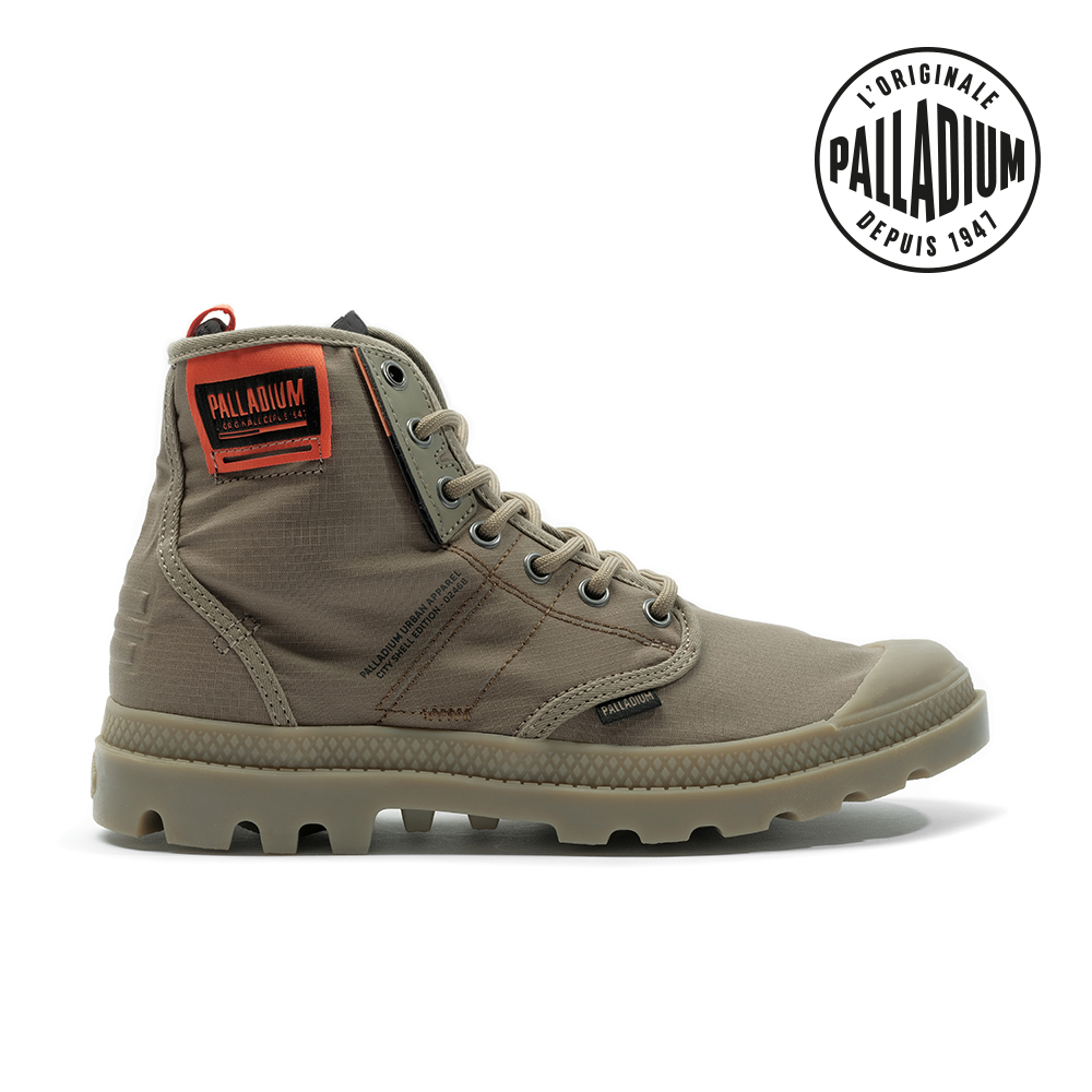 PALLADIUM PAMPA CITY SHELL再生棉靴/休閒鞋-男鞋/女鞋-墨綠 - PChome 24h購物