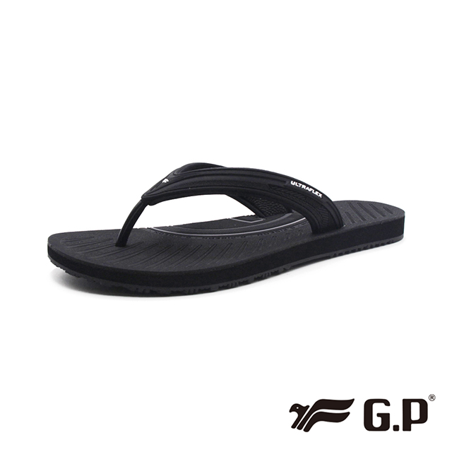 G.P(男)新 極簡風夾腳拖鞋 男鞋-黑色B12-G3767M-10 - PChome 24h購物