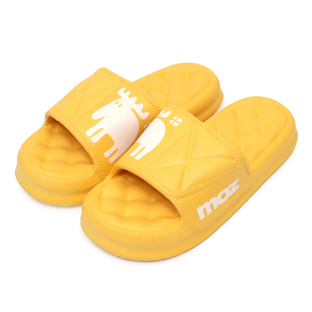 moz瑞典 駝鹿 厚片鬆餅拖鞋-芒果慕斯 - PChome 24h購物
