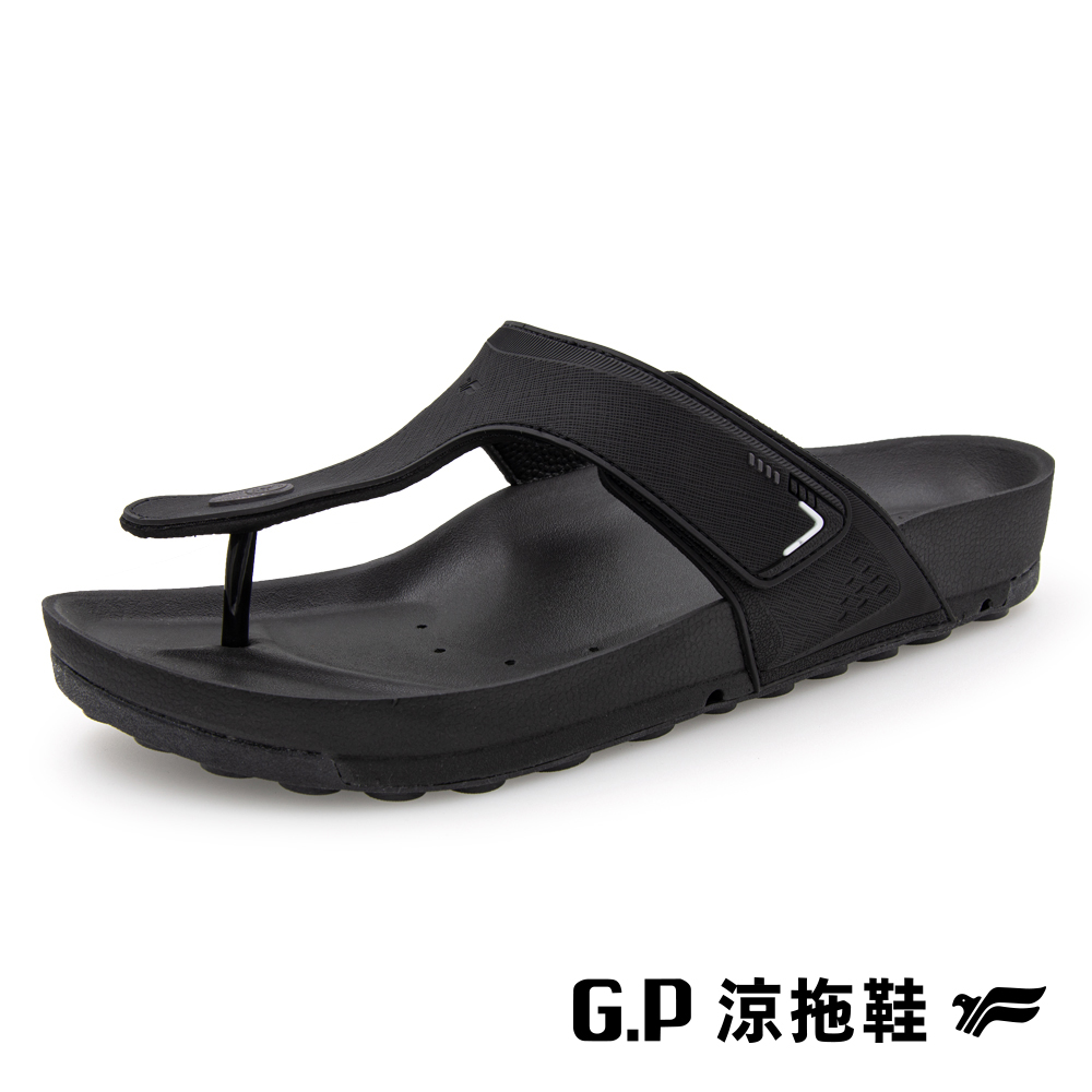 【G.P】男款防水透氣機能人字柏肯拖鞋 G3763M-10 黑色 (SIZE:40-44 共二色) - PChome 24h購物
