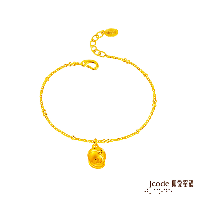 J’code真愛密碼金飾 白沙屯 勇於帽險硬金手鍊 - PChome 24h購物